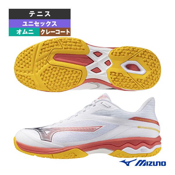 ミズノ テニスシューズ ウエーブエクシードコート ワイド OC WAVE EXCEED COURT WIDE OC オムニ・クレー用 ユニセックス 61GB2518 Wilson 硬式テニスラケット ブレード98 V10 ブレイド 100イ...