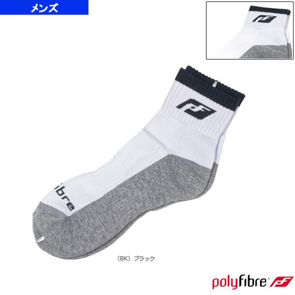 ポリファイバー テニス・バドミントンウェア（メンズ/ユニ） ポリファイバー ソックス／2足組／メンズ（PF0004） Polyfibre「国内正規品取り扱い店」