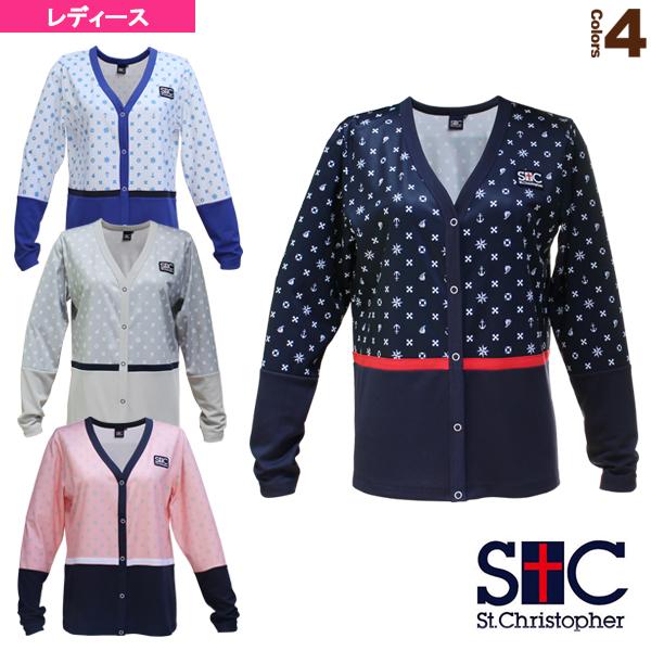 セントクリストファー テニス・バドミントンウェア（レディース） マリンカーディガン／レディース（STC-BBW2279） St.Christopher センクリ大特価「国内正規品取り扱い店」