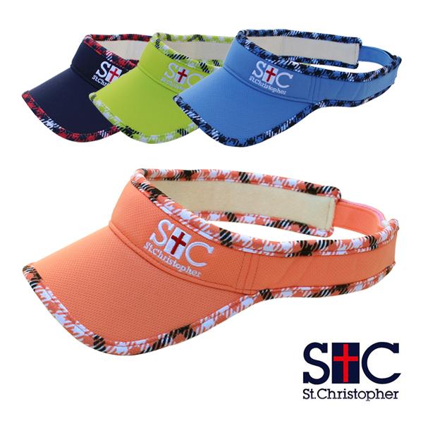 セントクリストファー テニスアクセサリ・小物 チェックサンバイザー（STC-BDA4710） St.Christopher 2024 春夏 セール「国内正規品取り扱い店」