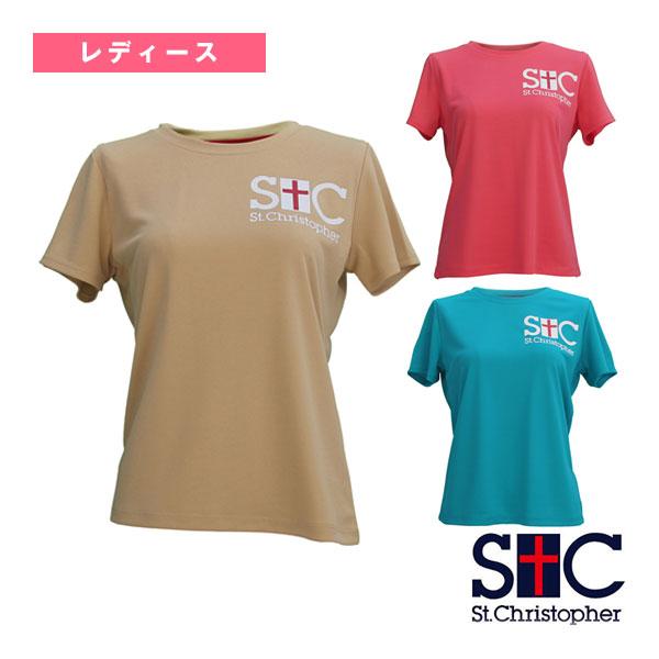 セントクリストファー テニスウェア（レディース） STCプラクティスシャツ／レディース（STC-BDW2401） St.Christopher テニスウェア STCプラクティスシャツ レディース 半袖 ロゴT ロゴ Tシャツ レディースウェ...