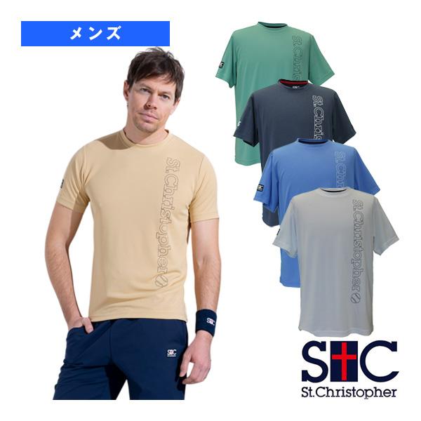 セントクリストファー テニスウェア（メンズ/ユニ） バーチカルロゴプラクティスシャツ メンズ STC-BEM1441 St.Christopher テニスウェア バーチカルロゴプラクティスシャツ Tシャツ半袖「国内正規品取り扱い店」