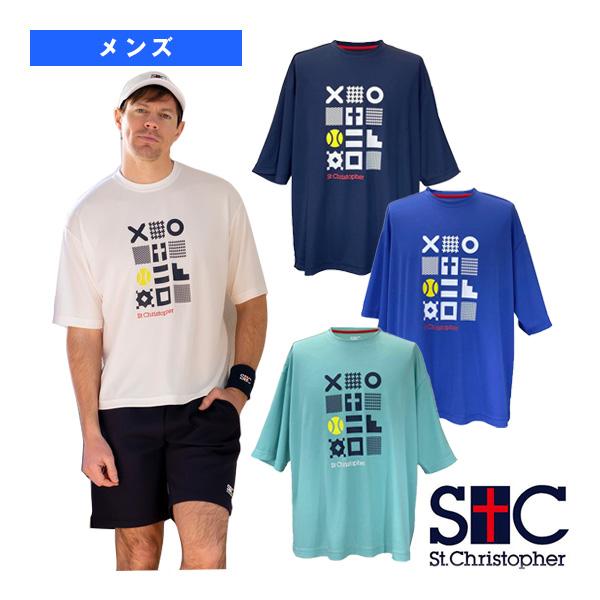 セントクリストファー テニスウェア（メンズ/ユニ） チックタックトービッグシルエットシャツ メンズ STC-BEM5525 St.Christopher テニスウェア チックタックトービッグシルエットシャツ メンズ 2025年 秋冬 Tシャ...