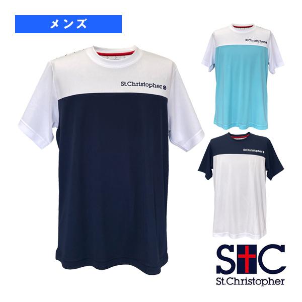 セントクリストファー テニスウェア（メンズ/ユニ） T-ball patternシャツ メンズ STC-BFM1011 St.Christopher テニスウェア T-ball patternシャツ メンズ 2026年 春夏 Tシャツ 半袖...