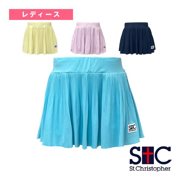 セントクリストファー テニスウェア（レディース） 2段プリーツスコート レディース STC-BFW2042 St.Christopher テニスウェア 2段プリーツスコート レディース 2026年 春夏 ミニ丈 ショート丈「国内正規品取り扱い店」