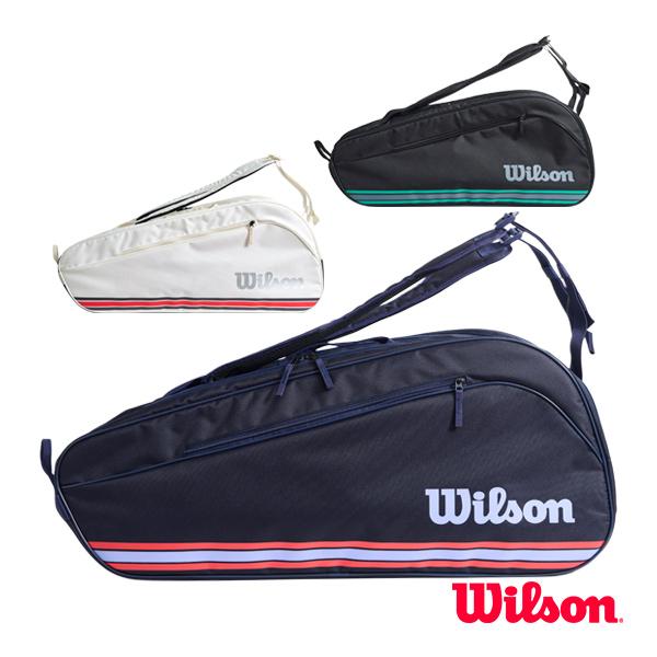 ウィルソン テニスバッグ チームJ 6PK TEAMJ 6PK ラケット6本収納可 WR8050 Wilson テニスバック チームJ 6PK「国内正規品取り扱い店」