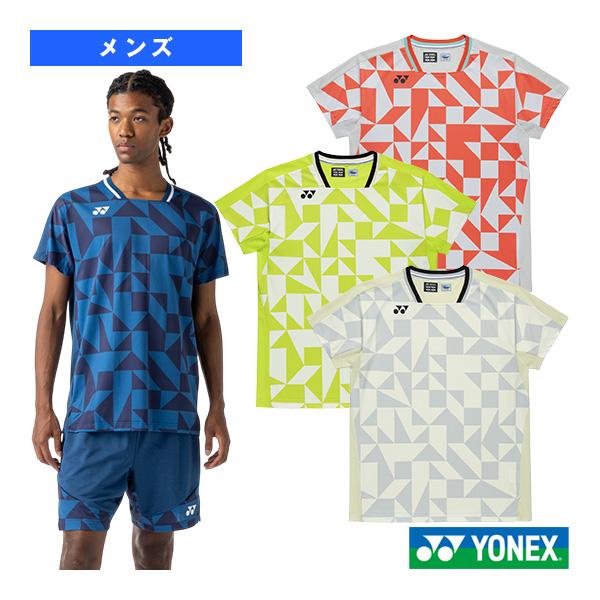 ヨネックス バドミントンウェア（メンズ/ユニ） ゲームシャツ メンズ 10712 Yonex バドミントンウェア ゲームシャツ メンズ 2026年 春夏 Tシャツ 半袖「国内正規品取り扱い店」