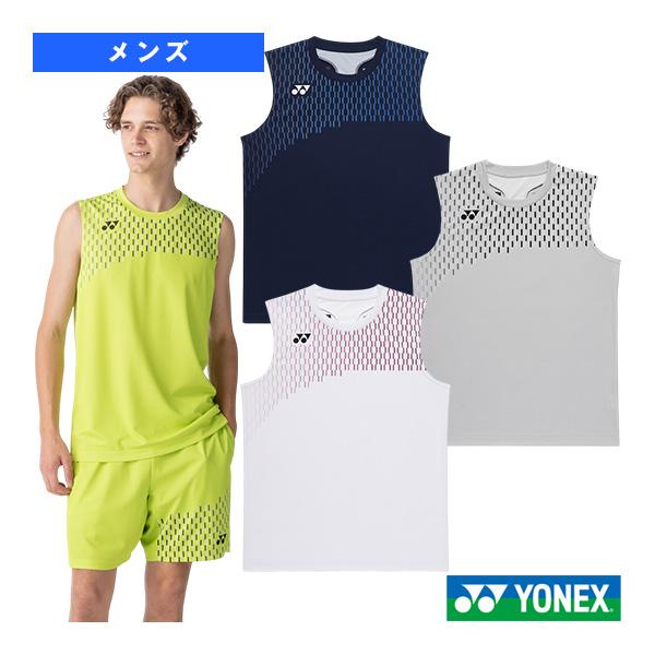 ヨネックス バドミントンウェア（メンズ/ユニ） ゲームシャツ ノースリーブ メンズ 10715 Yonex バドミントンウェア ゲームシャツ ノースリーブ メンズ 2026年 春夏 Tシャツ「国内正規品取り扱い店」