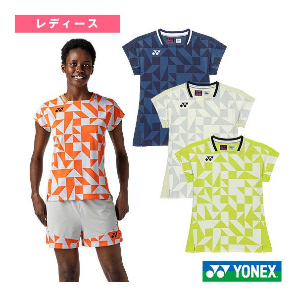 ヨネックス バドミントンウェア（レディース） ゲームシャツ レディース 20940 Yonex バドミントンウェア ゲームシャツ レディース 2026年 春夏 Tシャツ 半袖「国内正規品取り扱い店」