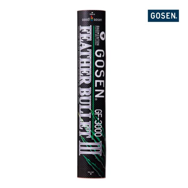 【商品名】GF-3000 フェザーバレット３【品番】GF-3000【素材】ガチョウ【製造国】中国【数量】１ダース（1本12球入り)【備考】温度表示番号　2・3・4・5
