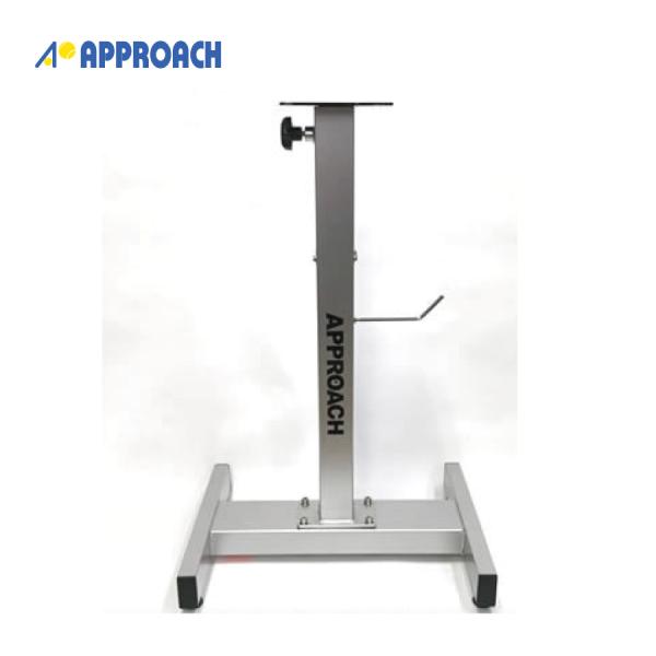 【カスタムマシン専用　スタンド】カスタムマシン専用のスタンドになります。スタンドの高さも調整ノブで好みの高さへ変更できますので、疲れのない張上げ姿勢を保てます。ロールホルダーも附属しておりますので、ロールをこちらへ収納しておけます。