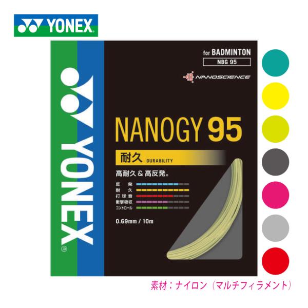 【商品名】 NANOGY 95(ナノジー95)【品　番】NBG95【カラー】レッド(001)、シルバーグレー(024)、ルージュピンク(124)、グラファイト(278)、コスミックゴールド(528)、フラッシュイエロー(557)、ブルーグリ...