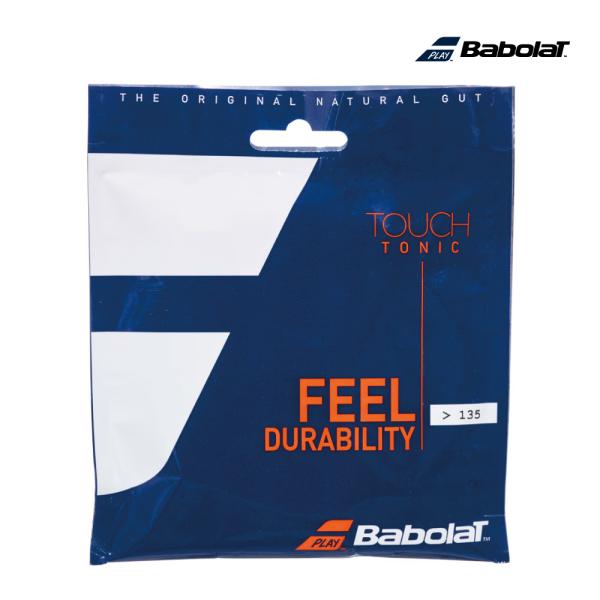 【商品名】BABOLAT　Touch Tonic 12M（タッチトニック 12M）【品　番】　201032【ストリングの種類】ナチュラルガット【カラー】　ナチュラル【ゲージ】 ＜1.35mm(1.35mmより細い)＞1.35mm(1.35m...