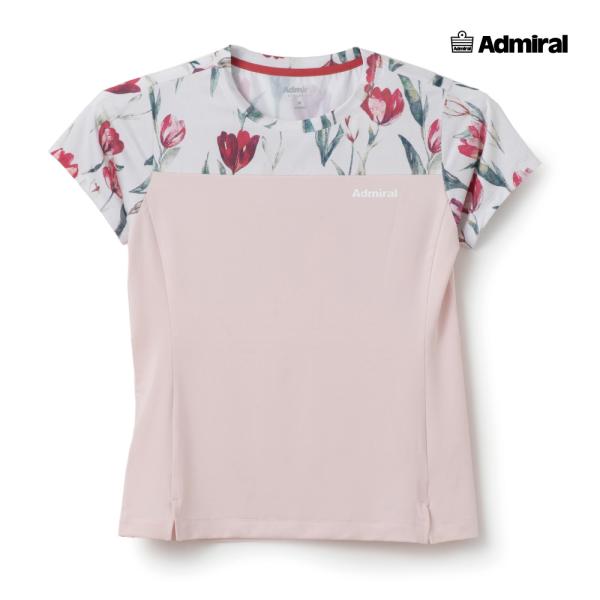 【商品名】スリットヘムグラフィックTEE【品番】ATLA602-48【カラー】ピンク【サイズ】S・M・L・LL【素材】本体:ポリエステル88%,ポリウレタン12%/別布:ポリエステル88%,ポリウレタン12%【機能】吸水速乾/ストレッチ/U...