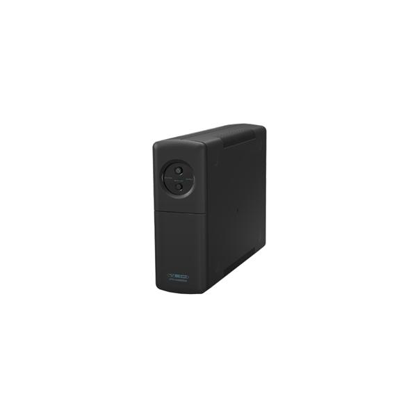 出力容量800VA/500W、UPS。　常に正弦波を出力する1ランク上の常時商用給電方式UPS