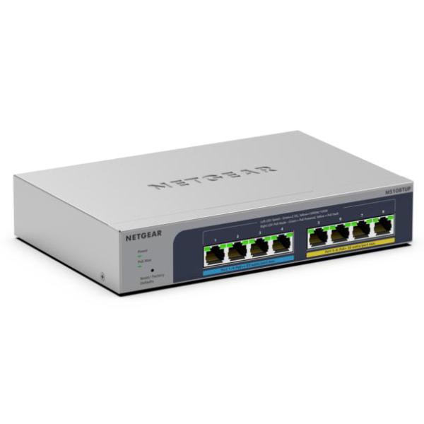 無償保証期間：リミテッドライフタイムハードウェア保証（購入後30日以内のユーザー登録必要）2.5G/1G マルチギガポートを8基搭載したスマートスイッチ。4ポートがPoE++ (1ポートあたり60W)、4ポートがPoE+ (1ポートあたり3...