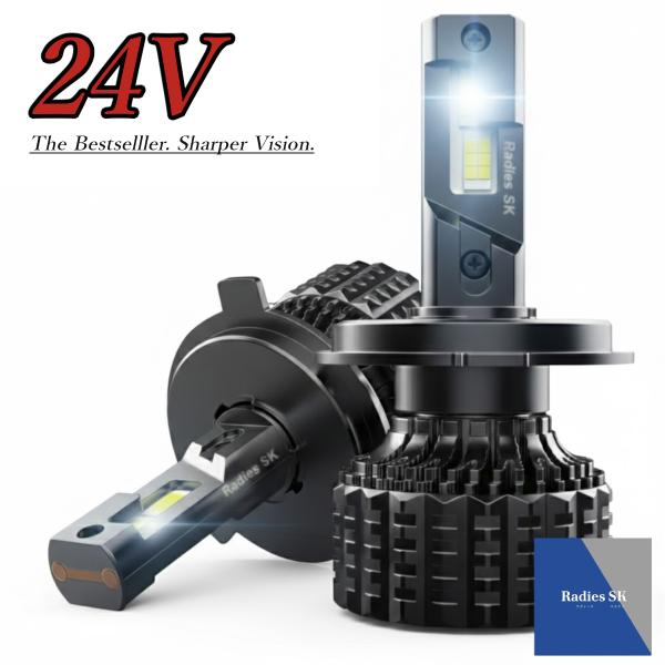 【発売日：2022年04月08日】夜のドライブを安全かつ快適にするためには、視界の明瞭さが不可欠です。24V H4 LEDヘッドライトは、その要求を満たすために設計された、高性能な照明ソリューションです。24V車専用にカスタマイズされたこの...