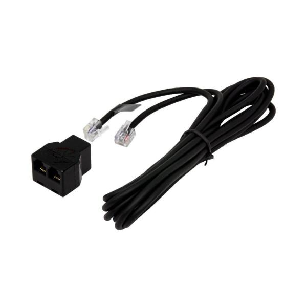 6ピンモジュラー2分配中継コネクタ3mモジュラーケーブル※MEK-2後継品MEK-5 八重洲無線 YAESU マイク延長ケーブル マイクケーブル 延長コード 接続ケーブル 無線機用マイク 外部マイク アクセサリー ケーブル延長 音声延長 配...