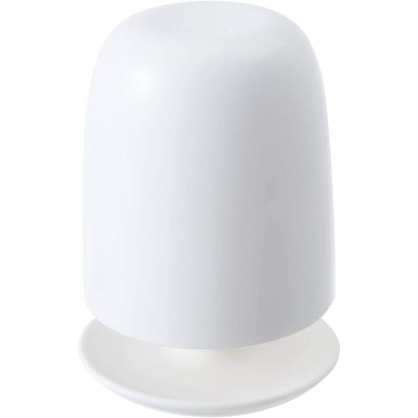 歯磨きコップ(取っ手無し)ホワイト(取っ手無し)/コップ/約径6.4×7.2、スタンド/約径6.8×9/W611W・Color:ホワイト(取っ手無し)Style:歯磨きコップ(取っ手無し)・パッケージ個数:1・【水切れよく衛生的に使える】シ...