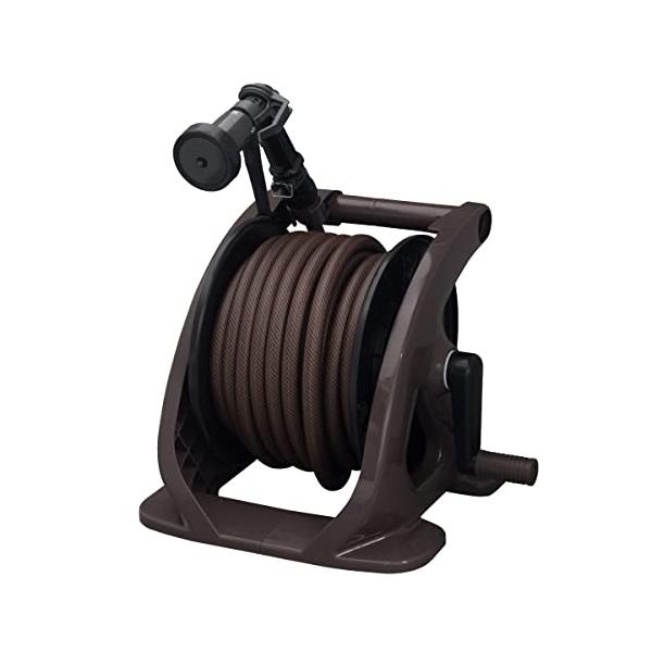 シングルアームブラウン/20m/R220TBR・Size:20mPatternName:単品・パッケージ個数:1・ホース長さ:ノズル側 20ｍ、蛇口側 1.2ｍ・サイズ:W320×D310×H295mm・重量:4380g・材質:原料樹脂/ポ...