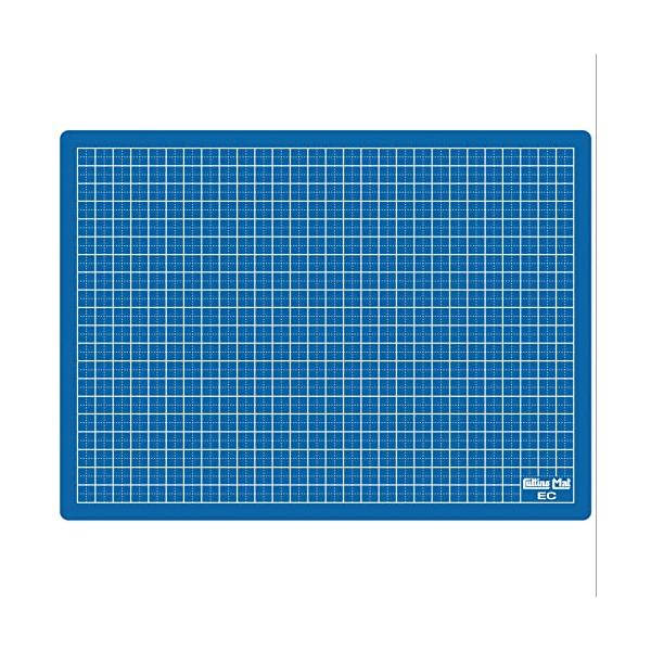 EC A4 ブルー・ブルー  014-0254・・Style:EC A4 ブルー・サイズ：220×300×3mm・重量：0.28kg・色：グリーン・方眼サイズ：5mm・裏面：無地