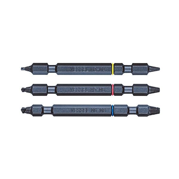 M3~M4/M5~M6/M6~M8用 セット-/Φ6.35mm×82mm/NEJ-123・Style:M3~M4/M5~M6/M6~M8用 セット・パッケージ個数:1・外径(1本あたり):六角対辺6.35mm・商品サイズ(1本あたり):Φ6...