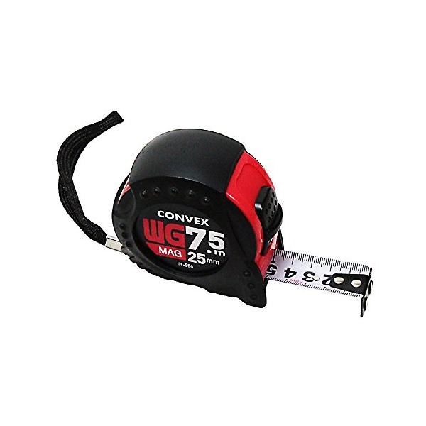 マグネット有り黒/長さ7.5 m/IH-554・Size:長さ7.5 mStyle:マグネット有り・パッケージ個数:1・材質:本体=ABS;テープ・フック=スチール;ストラップ=ポリエステル・精度:±0.2+(±(0.25+0.15L))