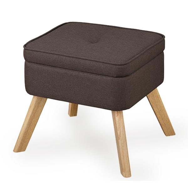 ブラウン/42×37×41/FAC-OT・Color:ブラウン・パッケージ個数:1・温かみのあるファブリック生地を使用した、収納付きオットマン。 オットマン、スツール、収納BOXの機能を兼ね備えているので、様々なシーンで活躍してくれます。・...