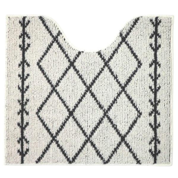 モロッコアイボリー/58 x 65 cm (長方形)/MMT60125・パッケージ個数:1・58×65cm・丸洗いOK・モロッコのベルベル人の部族、ベニ・ワレンによって織られるラグをイメージしたトイレファブリックシリーズ。