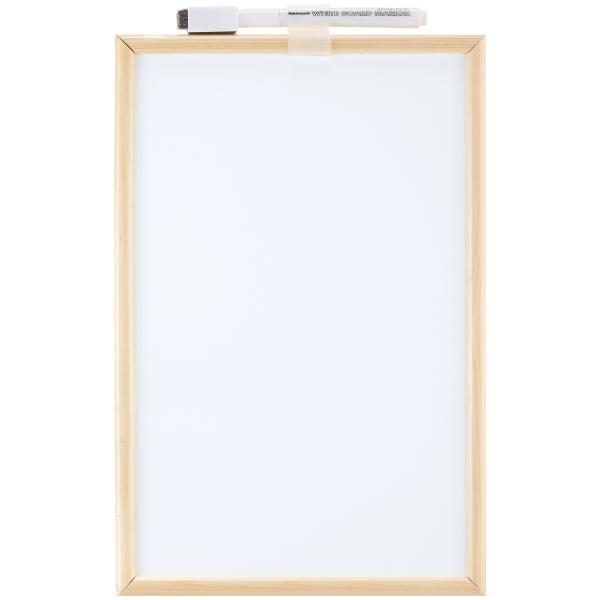 ブラック/Lサイズ/WBM-002NM・Size:Lサイズ・パッケージ個数:1・本体寸法:W180×H270×D12mm・有効盤面寸法:W160×H250mm・本体重量:0.3kg・材質:フレーム/天然木、盤面/スチール、裏板・スタンド/M...