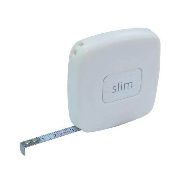 白/長さ3.5 m/06035・パッケージ個数:1・テープ長さ(m)：3.5 テープ幅(mm)：6 水平保持(m)：- ロック仕様・移動爪 フリータイプ JIS1級 片面目盛 455mmピッチ表示：なし 減速ボタン：なし ショックアブソーバ...