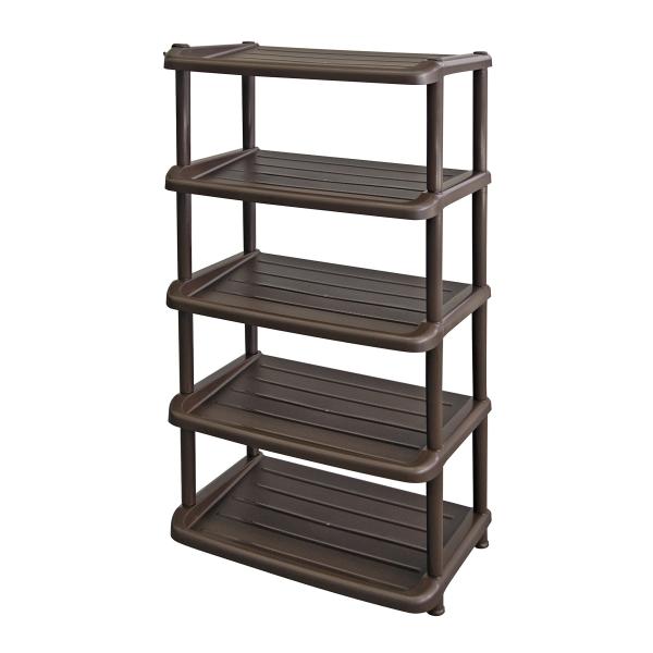 5 段ブラウン/ダブル/4906137965013・パッケージ個数:1・サイズ:約50.3×31×90.3cm・本体重量:1780g・素材・材質:ポリプロピレン・生産国:日本