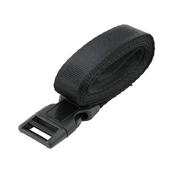 ブラック/ワンサイズ/PT-252(BK)・Color:ブラックSize:ワンサイズ・パッケージ個数:1・用途:アウトドア、レジャー、引っ越しなどの荷締作業・ベルト幅:25mm、全長:2m・最大使用力:0.2kN(20kg)、破断荷重:0....