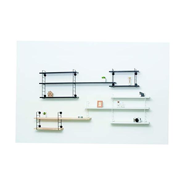 壁につけられるホワイト/ロング/AP-3006W・Size:ロングColor:ホワイト・パッケージ個数:1・棚板を固定しないから、高さや枚数の変更も簡単・市販の棚板を30cm幅の板を半分にカットすればOK・取付けは下地が石膏ボード対応です。...