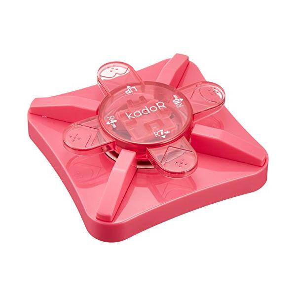 ・ピンク  PKR-101-P・・Color:ピンク・本体寸法:W110×D110×H33mm・本体重量:128g・材質:本体/ABS樹脂 PC、刃/ステンレス・写真や名刺などの角を丸く切り取るパンチ・4種類の形状に角をカット