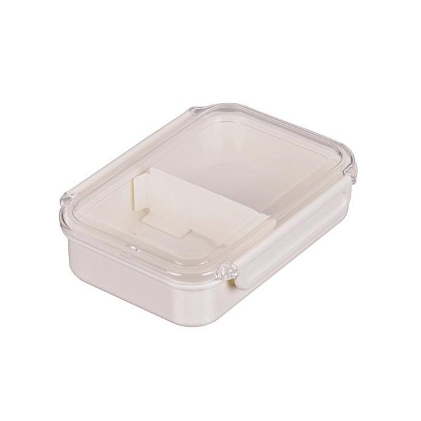 アクティブ・ M D-2309・・Size:M・製品サイズ:(約)幅18.5×奥行13.5×高さ5.5cm・材質:本体・仕切り/ポリプロピレン(耐熱温度140度、耐冷温度-20度)、ふた/AS樹脂(耐熱温度80度、耐冷温度-20度)、止め具...