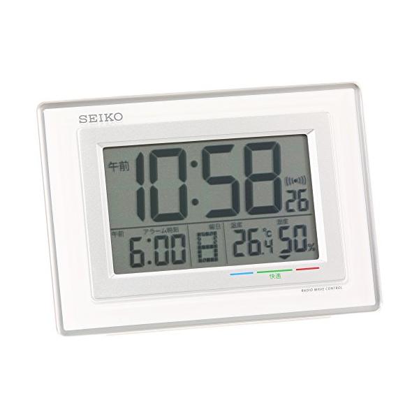 ・ホワイト 9.9×14.6×5.0cm SQ686W・本体サイズ:9.9×14.6×5.0cm・本体重量:0.25kg・電波修正機能(40kHz/60kHz自動選局)/電波OFFつき・ダンダントーンアラーム(4段階)/アラームオートストッ...