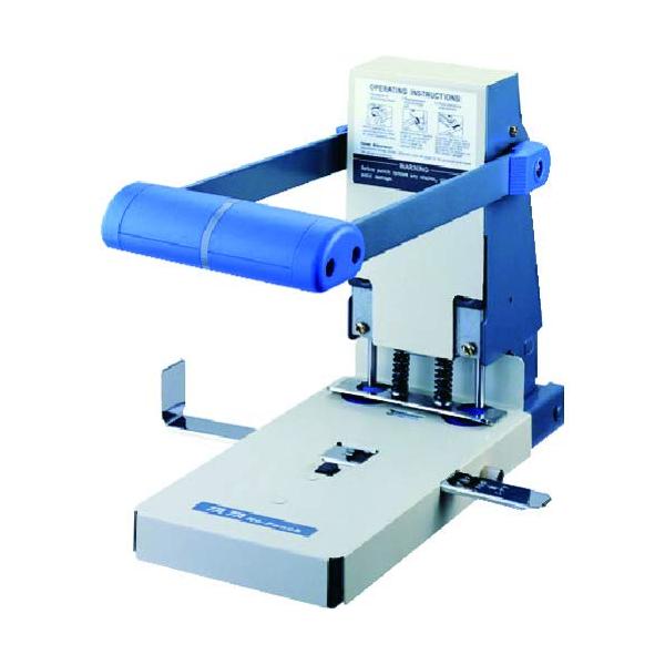 ・グレー青  PHP-2・穴あけ可能枚数:300枚(厚さ30mm)、色:、ハンドル部 青・本体 グレー、幅(mm):145、奥行(mm):340・高さ(mm):263、サイドゲージ付き(紙幅140mm~300mmに対応)、本体:スチール・ハ...