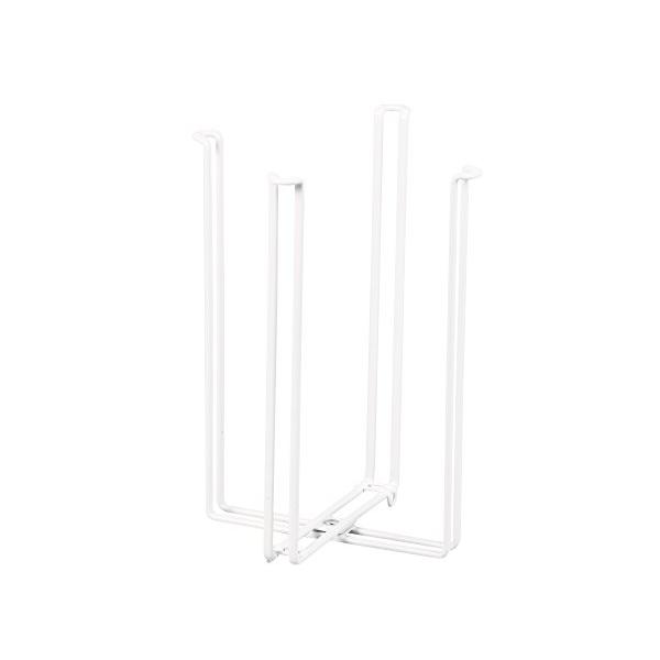 ホワイト/Large/HB-3595・Size:Large・パッケージ個数:1・サイズ:(約)幅17×奥行16×高さ22.5cm(使用時)・材料の種類:鉄(エポキシ樹脂塗装)・収納サイズ:(約)幅17×奥行2×高さ22.5cm・食器洗い乾燥...