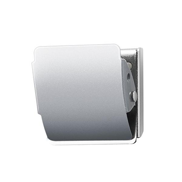 プラ包装シルバー/Medium/80-419・Color:シルバーSize:MediumStyle:プラ包装PatternName:単品・パッケージ個数:1・強力なのに手に優しい、ホールドラバー付きマグネットクリップ・ずり落ちない、回らない...