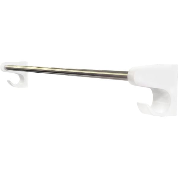 ー/60cm/STN-60・Size:60cmPatternName:粘着タイプ・パッケージ個数:1・商品サイズ：幅62.4×奥行5.0×高さ5.0cm・商品重量：0.1kg・材質：パイプ/ステンレス(SUS304)、フック/ABS粘着、粘...