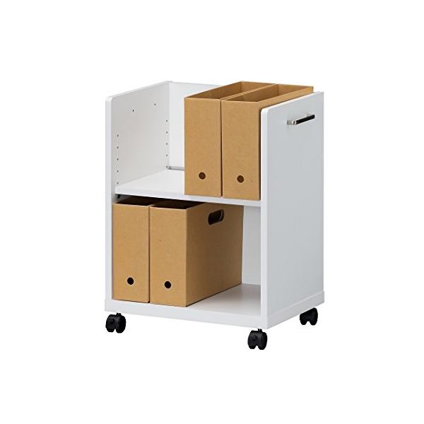 6045P・ホワイト 幅45×奥行34.3×高さ59.2cm OF2-6045P・・Color:ホワイトStyle:6045P・【商品説明】A4サイズのファイルを収納できる、書類の整理に便利なサイドワゴン。デスク下の足元に収まる外寸幅45c...