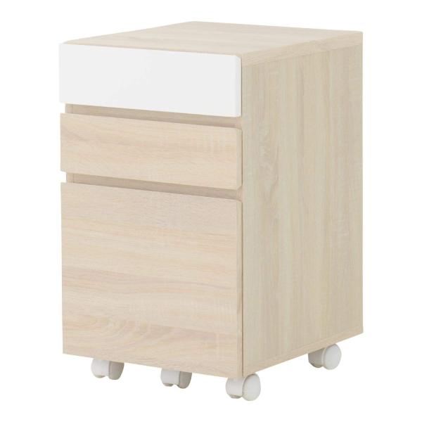 カジュアル・オークホワイト 幅65cm(引出し収納) HM65-40H-IV・・Color:オークホワイトSize:幅65cm(引出し収納)・本体サイズ:幅40×奥行45×高さ65.5cm 重量:18kg・【耐荷重】●天板:10kg ●引出...