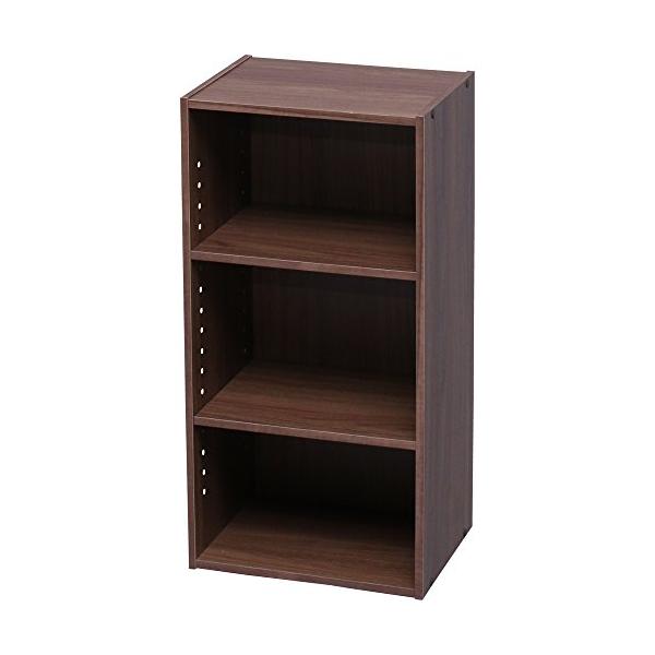 可動棚ウォールナットブラウン(可動棚)/1)3段/MDB-3K・Size:1)3段Style:可動棚Color:ウォールナットブラウン(可動棚)・パッケージ個数:1・商品サイズ:幅約36.6×奥行約29×高さ約73.2cm・耐荷重:全体40...