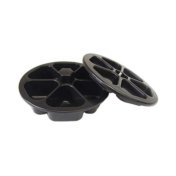 ・ブラック おにぎり達人 FP-363・・Color:ブラック・サイズ:(約) 直径19.5cm、深さ4cm 一度に6個のおにぎりが簡単に作れます。1個約100gのちょうどいいおにぎりが出来上がります・材質:ポリプロピレン ハイスペック耐熱...