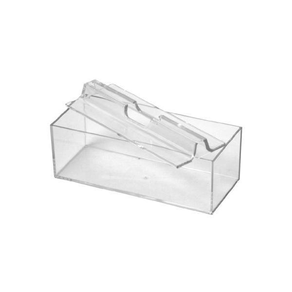 単品・D.小判用 小判サイズ用 691448・エコノミーサイズ、スリムサイズ、小判用のペーパータオル対応のケース・中身が減っても取り出しやすい落としフタ式・どの角度からでも残量が分かるクリアケース・サイズ:長辺24×短辺10×高さ8.4cm...