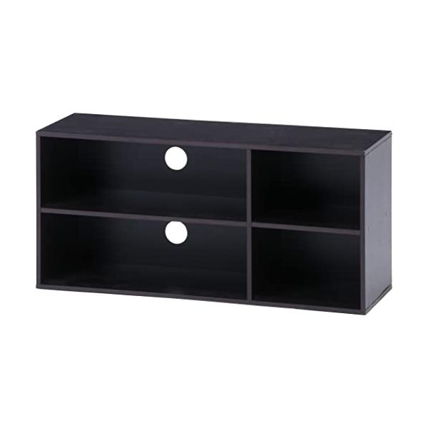 テレビ台ダークブラウン/幅89×奥行29.5×高さ42cm/84575・Color:ダークブラウン・パッケージ個数:1・サイズ:幅89×奥行29.5×高さ42cm・本体重量:10kg・天板耐荷重:30kg・素材・材質:プリント紙化粧パーティ...