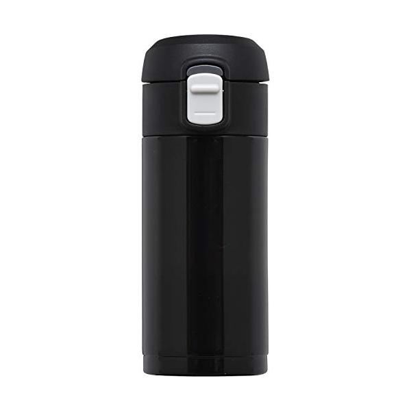 ワンタッチ栓ブラック/200 ml/RH-1508・Style:ワンタッチ栓Size:200 mlColor:ブラック・パッケージ個数:1・サイズ:約7.3×5.8×15.2cm・本体:ステンレス鋼・キャップ・飲み口:ポリプロピレン・パッキ...