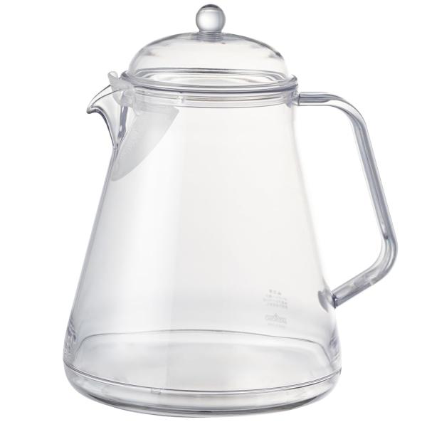 クリア/1100ml/TW-3779・Size:1100ml・パッケージ個数:1・サイズ (約) :164×134×高さ190mm、本体重量(約):257g・素材・材質:本体/蓋:飽和ポリエステル樹脂(耐熱100度/耐冷温度-20度)、メッ...