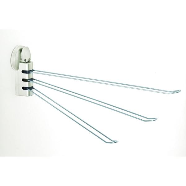 ステンレス/34.1×3.5×10.4/4115・Color:ステンレスPatternName:レバー式吸盤・パッケージ個数:1・サイズ：34.1×3.5×10.4cm・商品重量：161g・材質：支持部・カバー・レバー/ABS樹脂、アーム/...